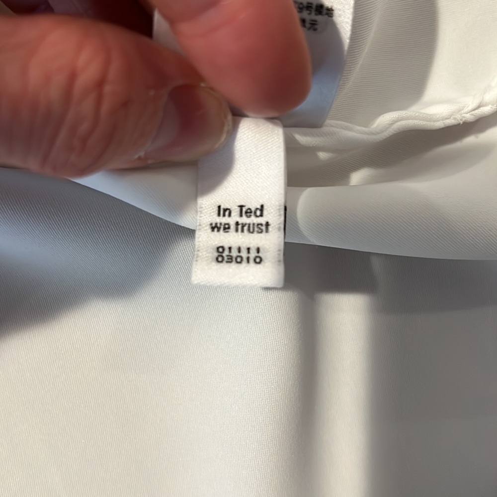 Ted Baker London Lulabel White Lace Trim Sheer Top Si… - Gem